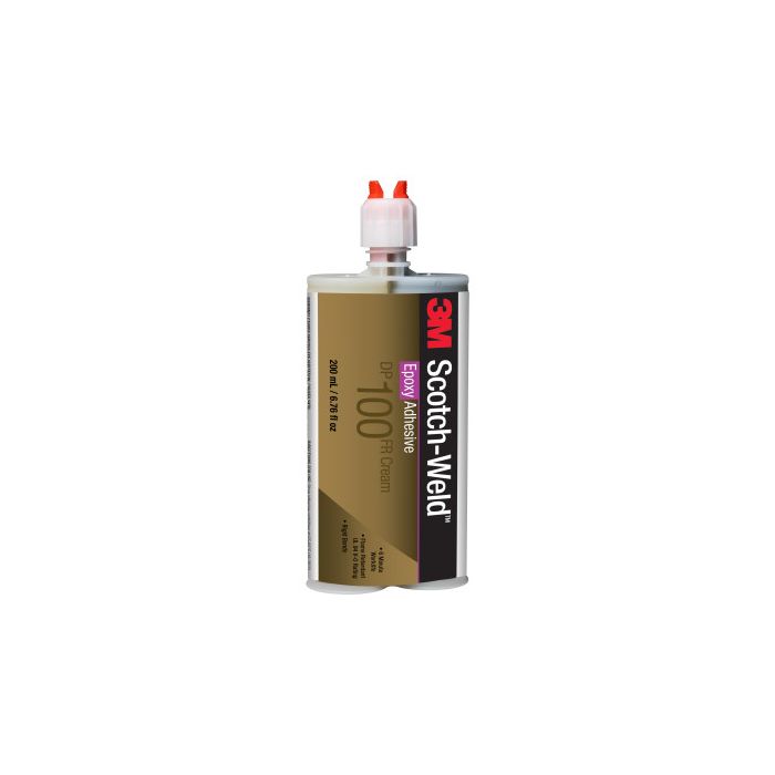 3M™ Scotch-Weld™ Epoxy Adhesive DP100FR, Off-White, 200 mL Duo-Pak, 12 Each/Case
