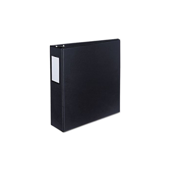 Durable Non-View Binder - 3" Black Slant Rings
