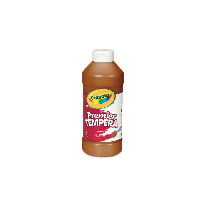 Premier Tempera Paint - Brown 16 oz Bottle