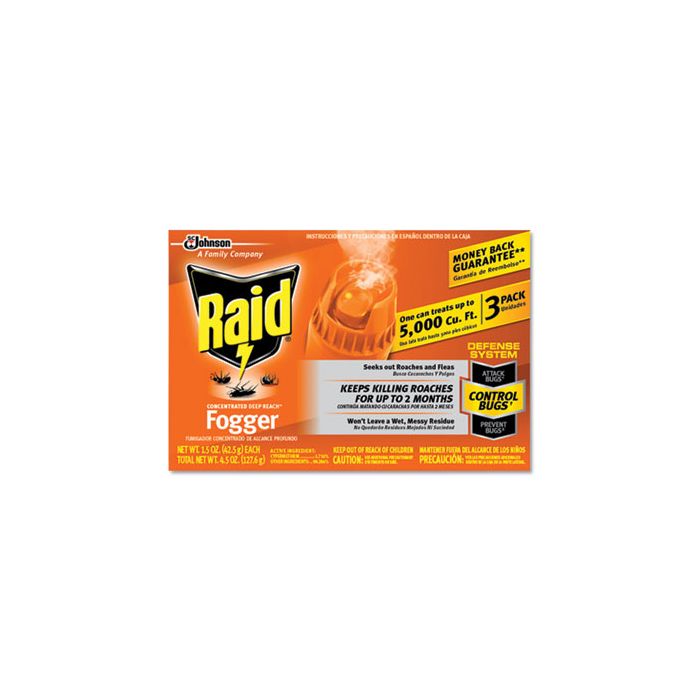 Raid Concentrated Deep Reach Fogger 1.5 oz Spray
