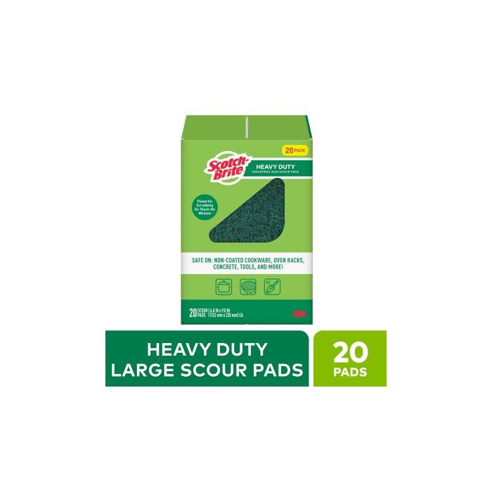 Scotch-Brite Heavy Duty Scour Pad 220 - 6x9 Inch
