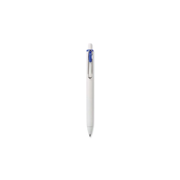 UniONE Gel Pen 0.7mm Blue Ink White/Blue Dozen