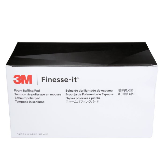 3M Finesse-it Foam Buffing Pad - Orange, Deep Convolute