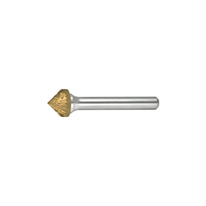 Alfa Tools SK-9 CARBIDE BURR 90° CONE DOUBLE CUT TIN COATEDby Alfa ...